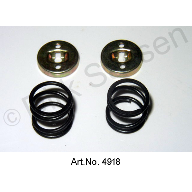 Ressort de frein et support, arrière, 2 pièces, gauche ou droit