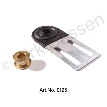 Holder throttle linkage with rubber mounting & bushing (8 mm)