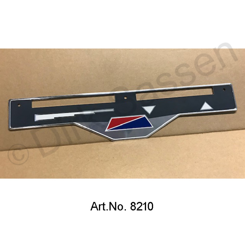 Heater cover, slide control, 1968 to 1969